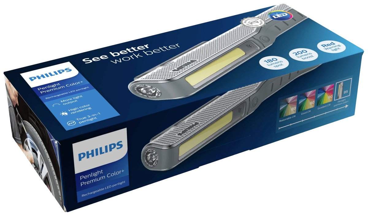 Latarka Warsztatwa Penlight Premium Color+ - Philips | Sklep EMPIK.COM