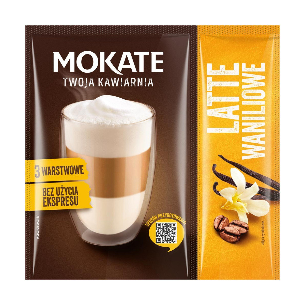 Latte Mokate Twoja Kawiarnia Waniliowe (20g+2g) - Mokate | Sklep EMPIK.COM