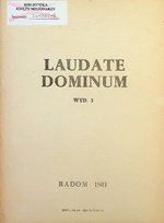 Laudate dominum - W opisie | Książka w Empik