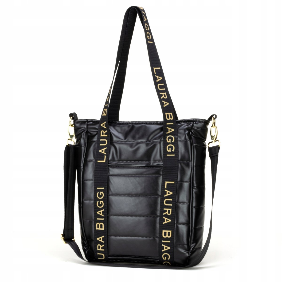 Laura Biaggi Polska Torebka Pikowana Na Ramię Logo - Laura Biaggi | Moda Sklep EMPIK.COM