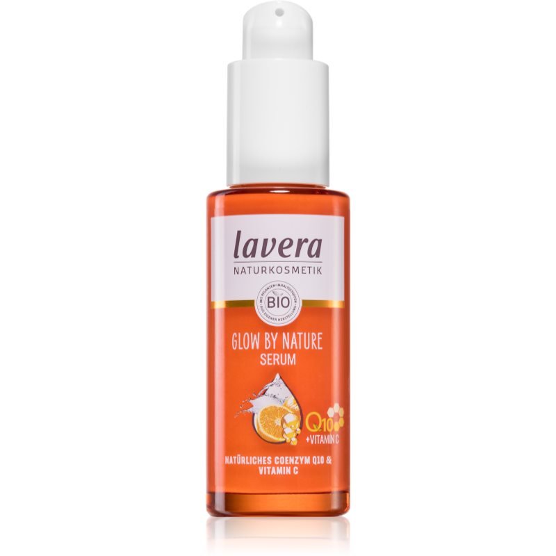 Lavera Glow by Nature odświeżające skórę serum nawilżające z witaminą C 30 ml | Sklep EMPIK.COM