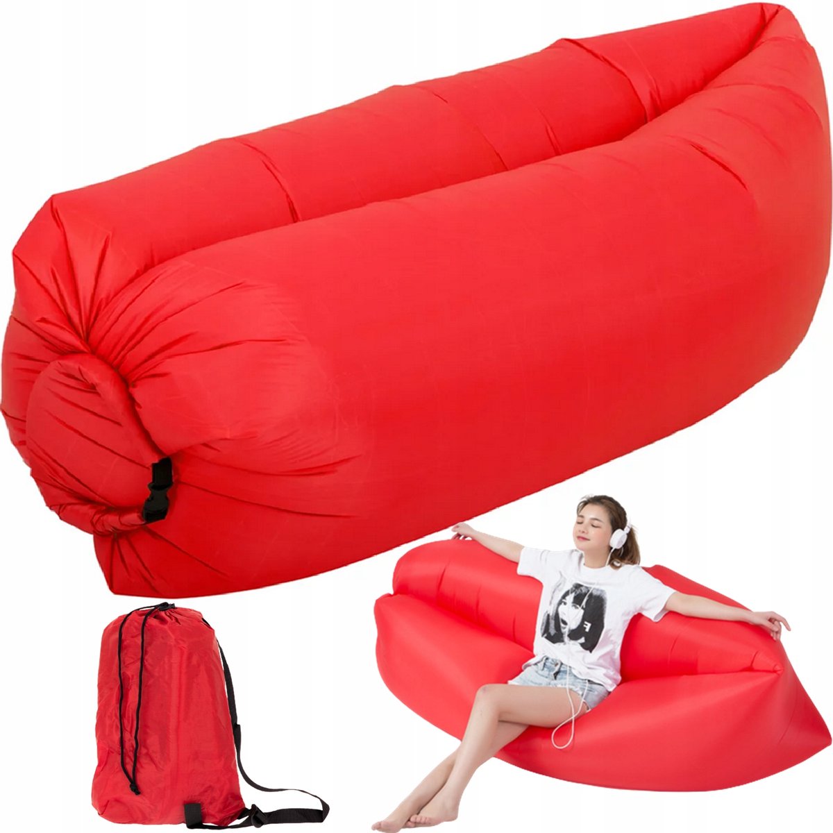 LAZY BAG SOFA ŁÓŻKO LEŻAK MATERAC NA POWIETRZE XXL NA PLAŻĘ LAZYBAG PLAŻOWY - FORTRADE | Sklep ...