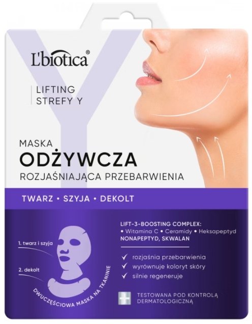 Lbiotica Lifting Strefy Y, Odżywcza Maska Do Twarzy | Sklep EMPIK.COM