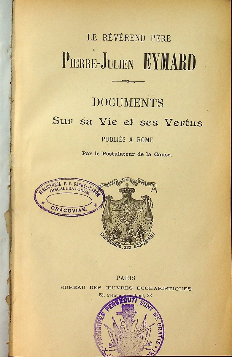 Le Reverend Pere Pierre Julien Eymard 1899 r. - W opisie | Książka w Empik