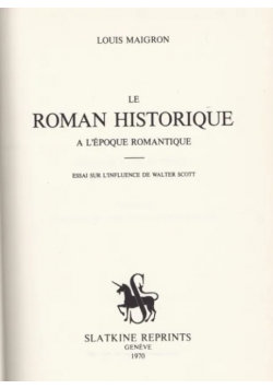 Le Roman historique - | Książka w Empik