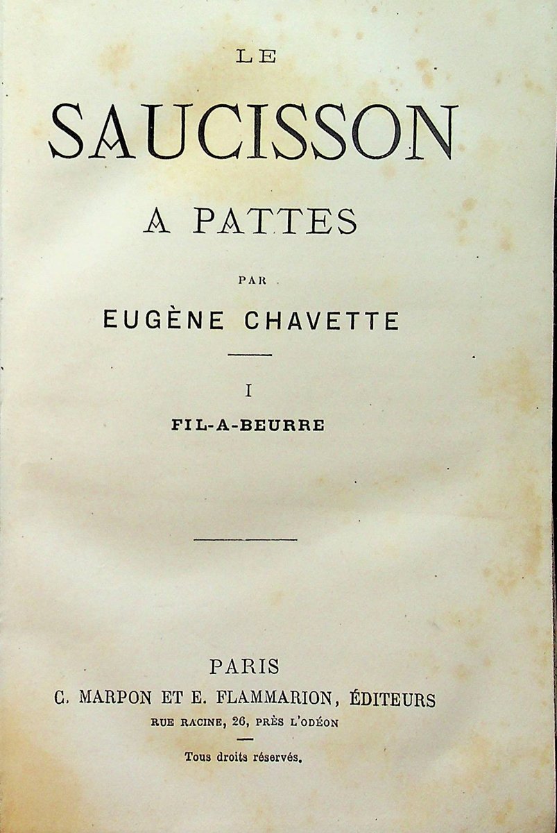 Le saucision a pattes 1884r - W opisie | Książka w Empik