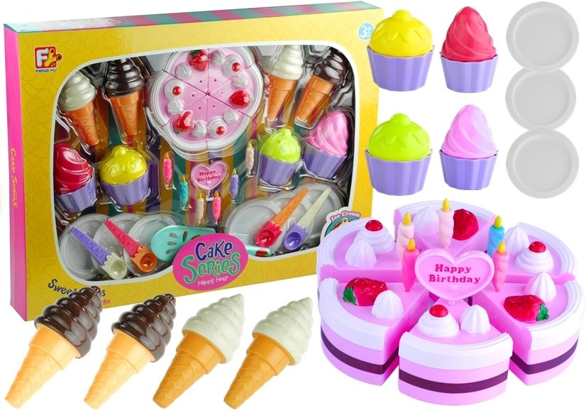 Lean Toys, serwis urodzinowy, zestaw - Lean Toys | Sklep EMPIK.COM
