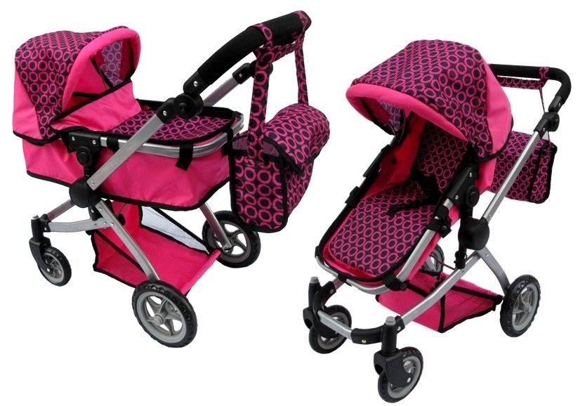 Lean Toys, wózek dla lalek Alice, 2w1 - Lean Toys | Sklep EMPIK.COM