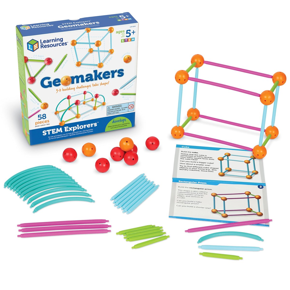 Learning Resources Stem Explorers Geoproducenci 58-Kawałek Zestaw ...