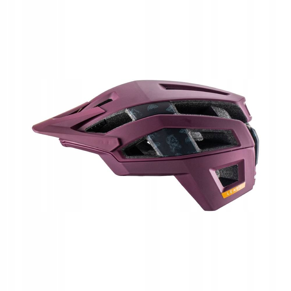 LEATT KASK ROWEROWY MTB TRAIL 3.0 V22 HELMET MALBEC KOLOR FIOLETOWY ...
