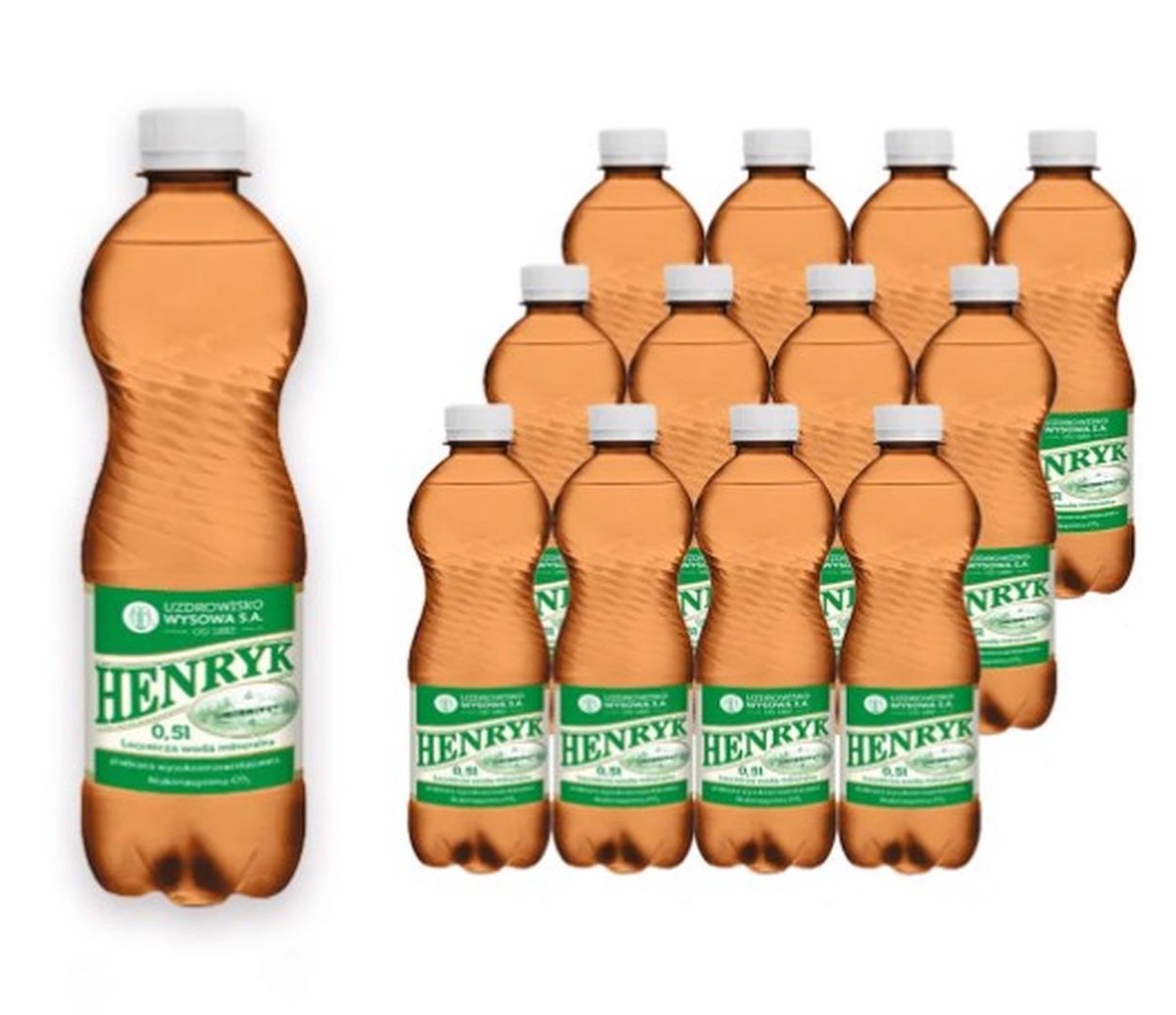 Lecznicza woda mineralna Henryk 500 ml x 12 sztuk - Inna marka | Sklep ...