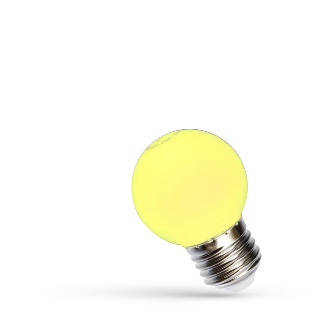 Led Kulka E-27 230V 1W Yellow Spectrum LED - SPECTRUM | Sklep EMPIK.COM