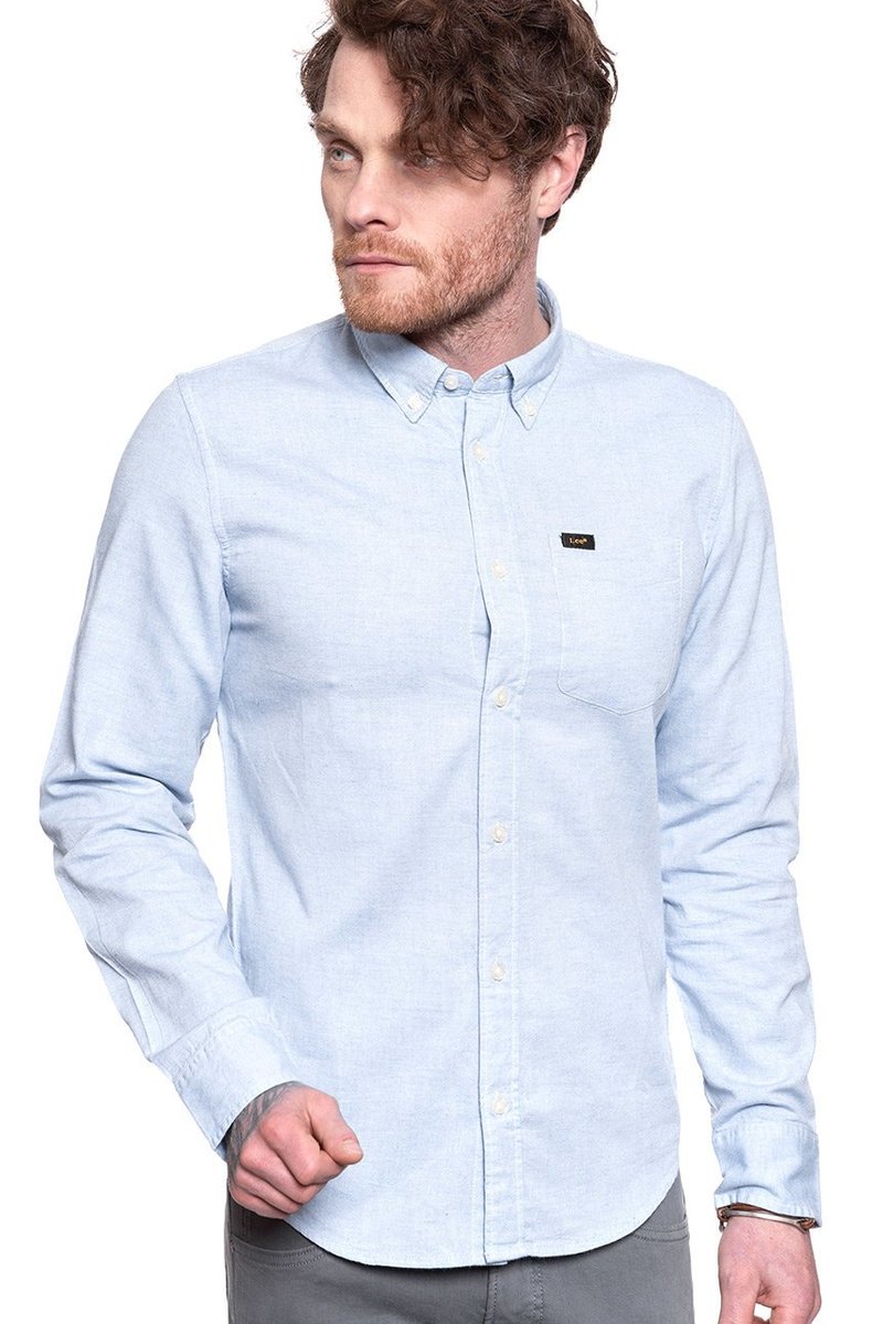 Lee Lee Button Down Summer Blue L880Dfnj-M - LEE | Moda Sklep EMPIK.COM