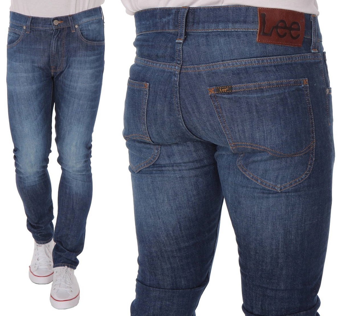 LEE LUKE SLIM TAPERED BLUE L719CDEL 27/32 - LEE | Moda Sklep EMPIK.COM