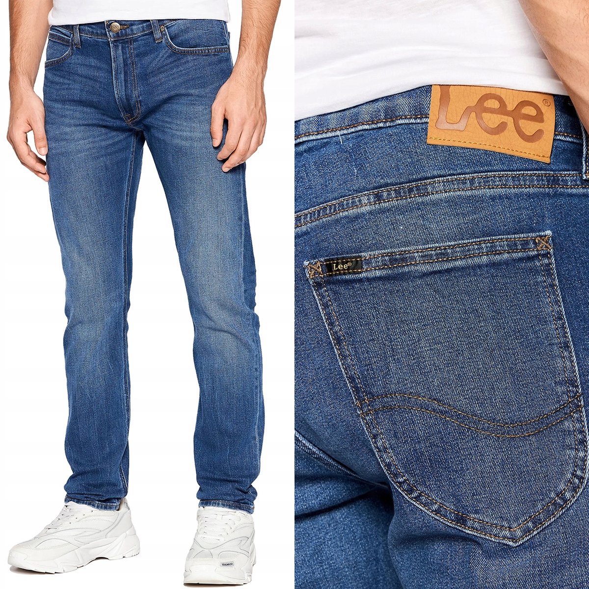 Lee LUKE SLIM TAPERED Fresh RURKI CIEMNY DżINS W32 L32 - LEE | Moda ...