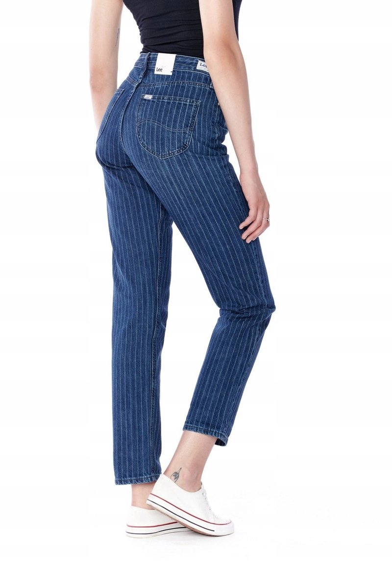 LEE MOM STRAIGHT CANDY CANE L32IEJBQ 28/31 - LEE | Moda Sklep EMPIK.COM