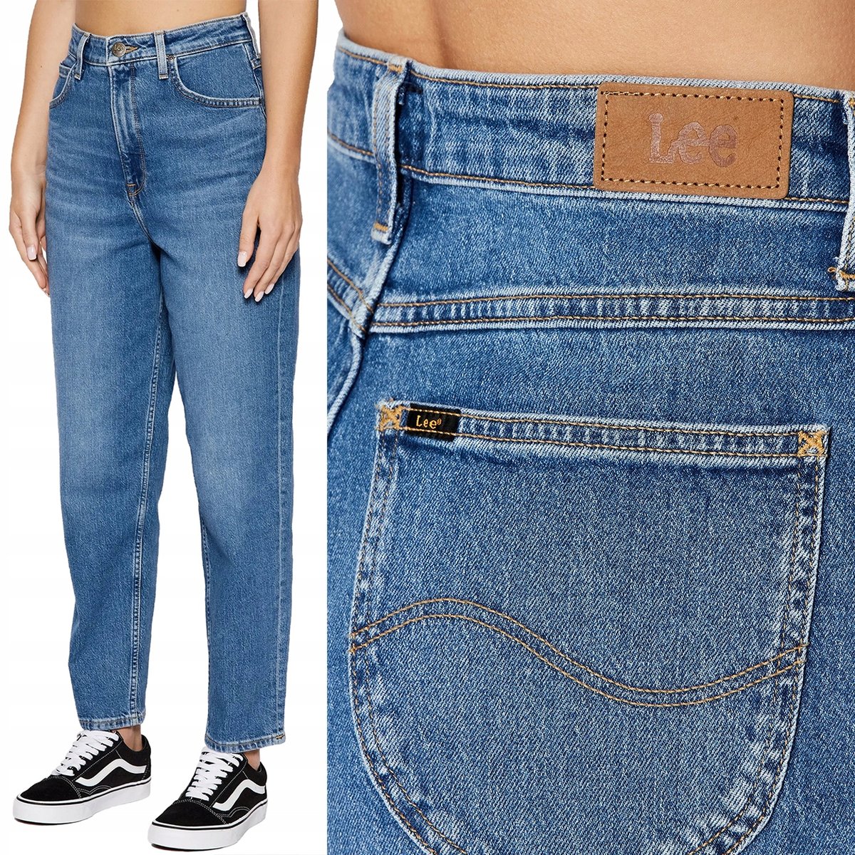Lee Stella Tapered Wysoki Stan Mom Jeans W31 L33 - LEE | Moda Sklep ...