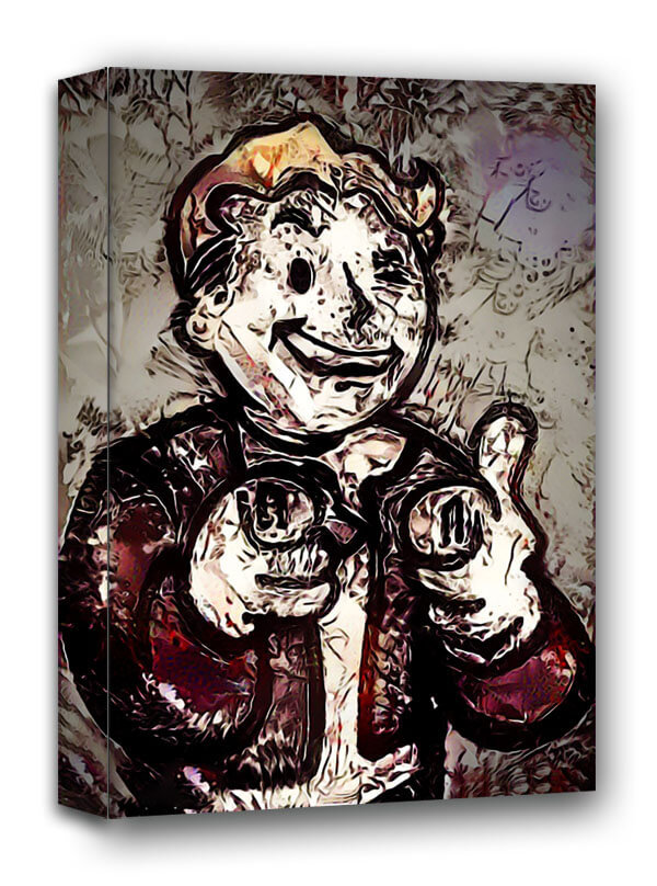 Legends of Bedlam, Vault Boy, Fallout - obraz na płótnie 50x70 cm ...