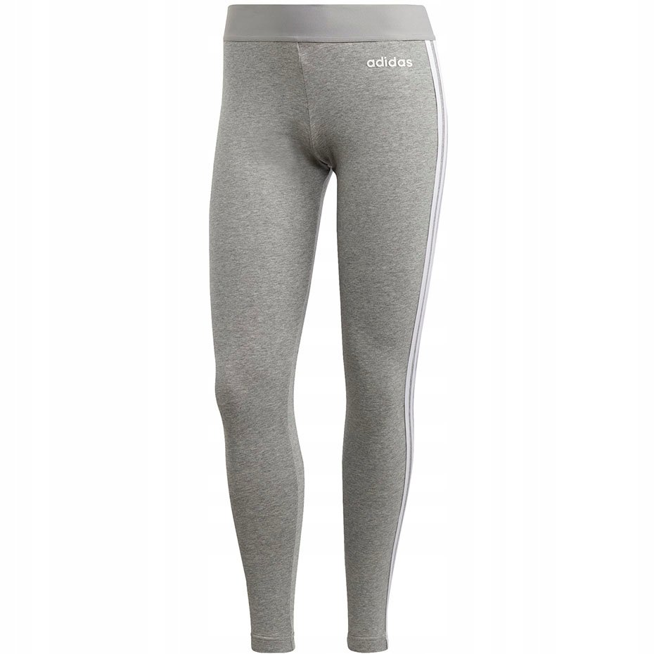 Legginsy damskie adidas Essentials 3 Stripes Tight jasnoszare FQ4123 XL ...