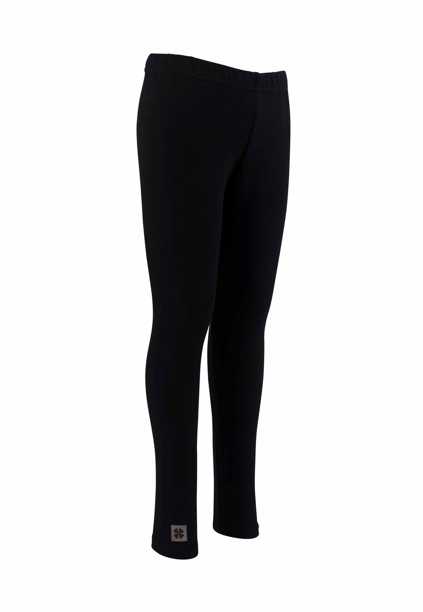 Legginsy dziewczęce ocieplane czarne z koniczyną - Tup Tup | Sklep ...