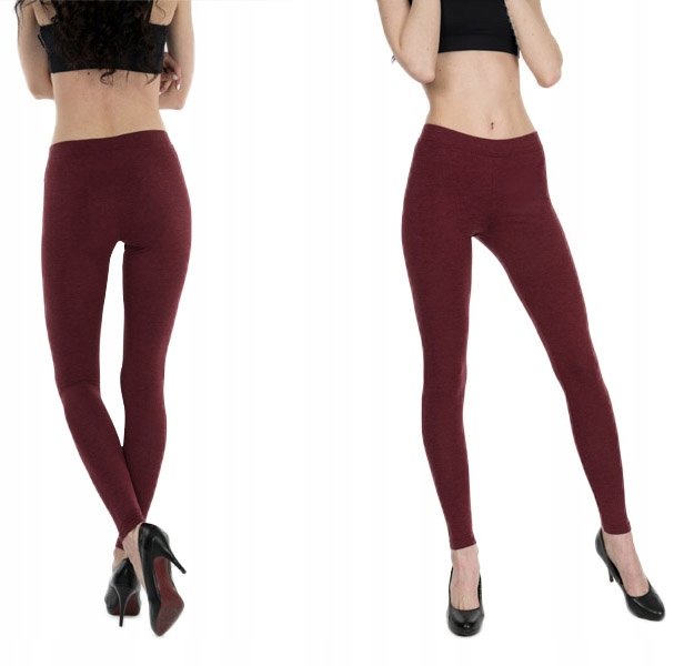 Legginsy Getry Damskie RENNOX MERINO 103 XL bordowe - Inna marka | Moda ...