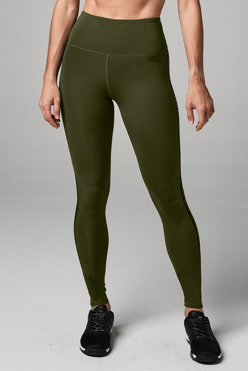 Legginsy Z Wysokim Stanem Zielone Strong Id Essential L - STRONG ID ...