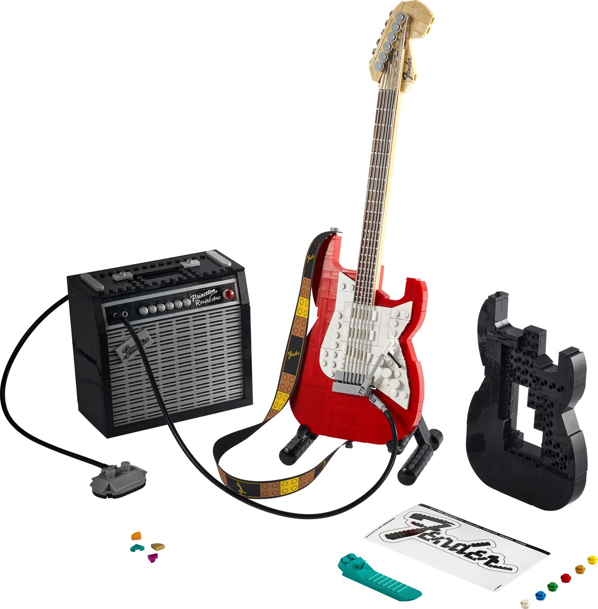 LEGO 21329 Ideas Fender Stratocaster, zestaw klocków dla dorosłych ...