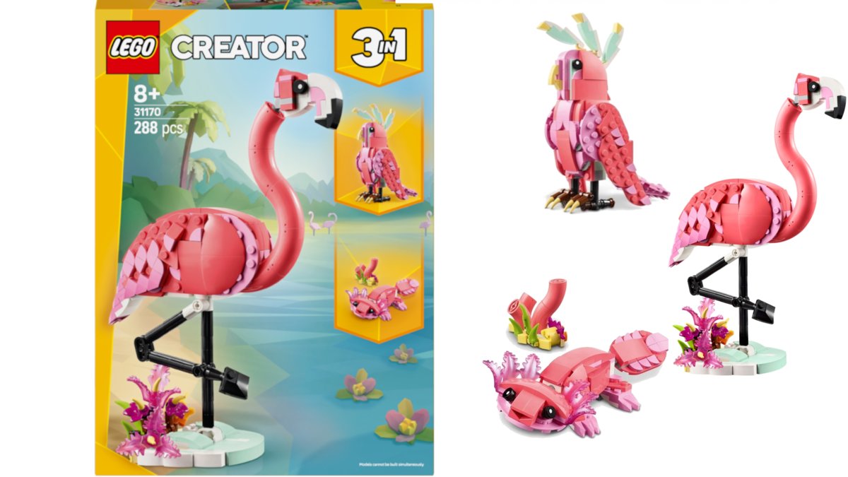 LEGO 3 IN 1 Wild Animals: Pink Flamingo set - LEGO | Sklep EMPIK.COM