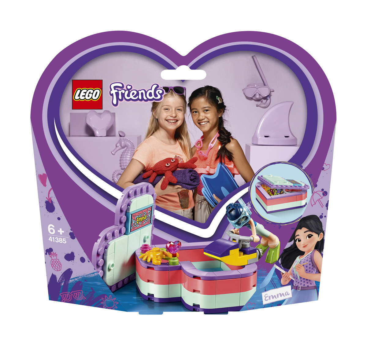 LEGO 41385 Friends, Pudełko przyjaźni Emmy - LEGO | Sklep EMPIK.COM
