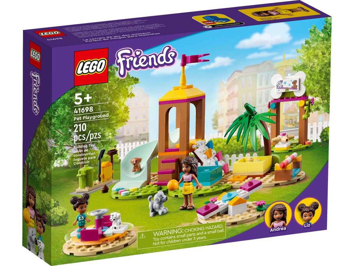 LEGO 41698 Friends, Plac zabaw dla zwierzątek - LEGO | Sklep EMPIK.COM