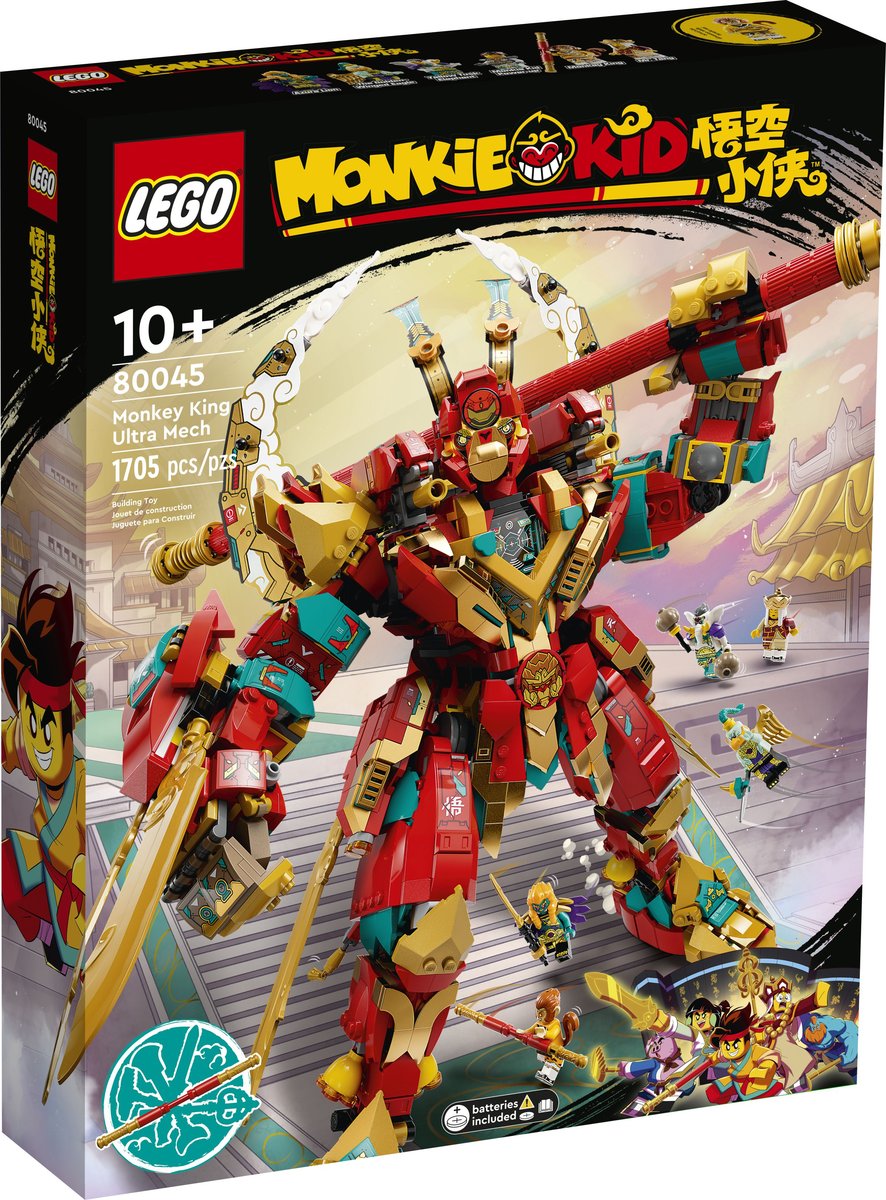 LEGO® 80045 Monkie Kid - Monkey King w ultramechu - LEGO | Sklep EMPIK.COM