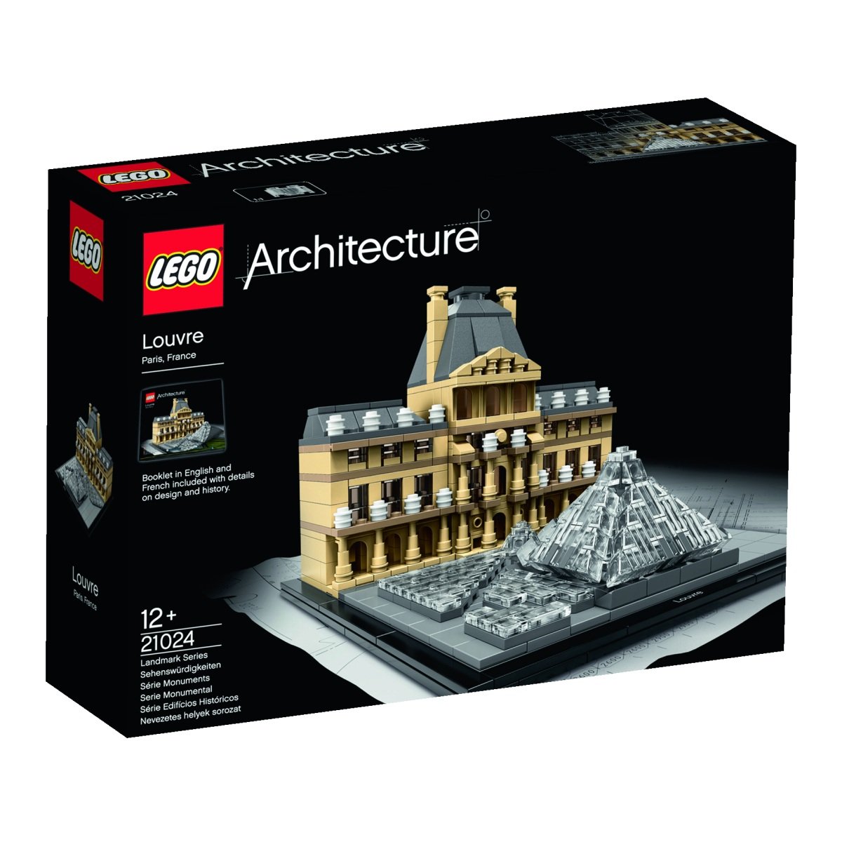 LEGO Architecture, klocki Louvre, 21024 - LEGO | Sklep EMPIK.COM