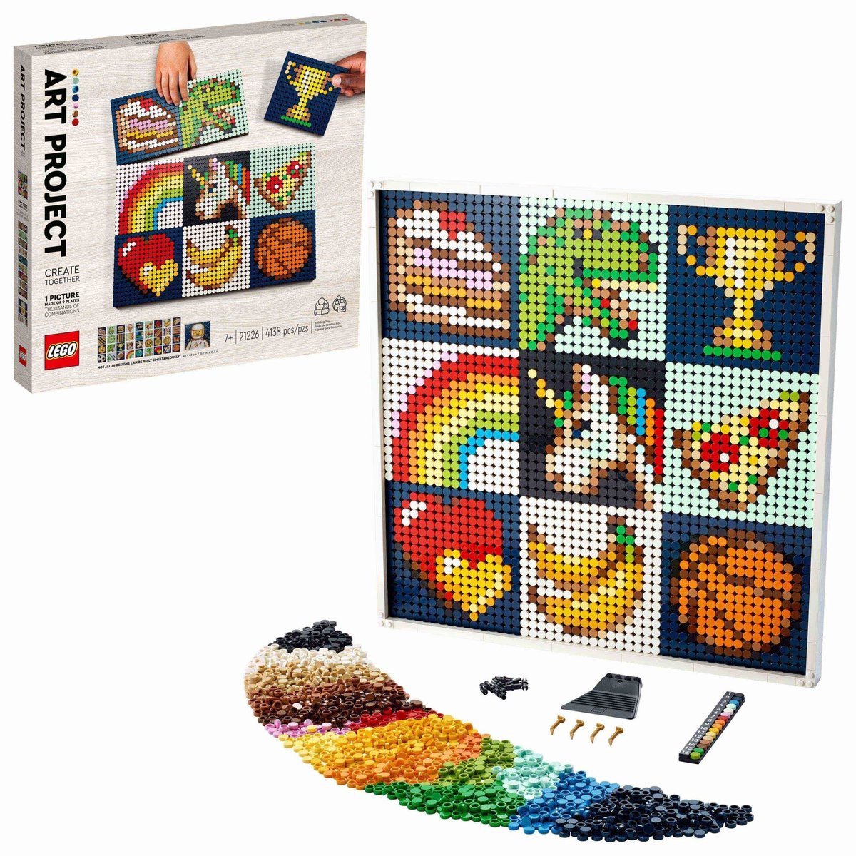 LEGO Art 21226 Projekt artystyczny — twórzmy razem (4138 elementów ...