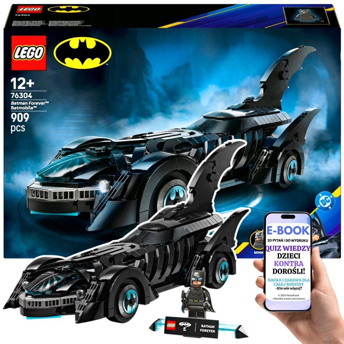 LEGO AUTKO Batman Batmobil Batman Forever (76304) LEGO PREZENT DLA ...