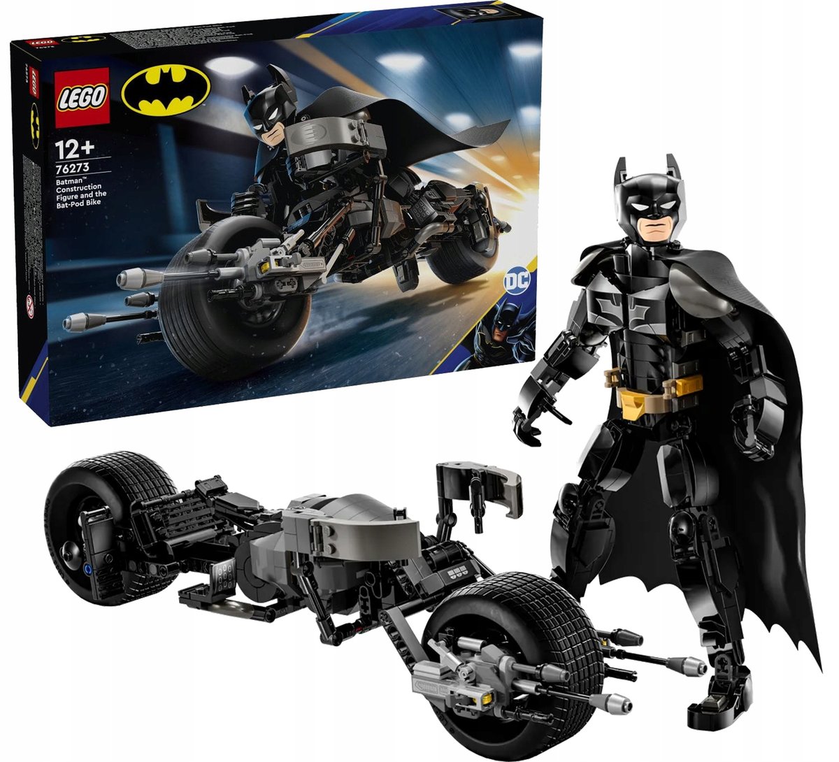 LEGO Batman - Figurka Batmana Do Zbudowania I Batcykl - 76273 - LEGO ...