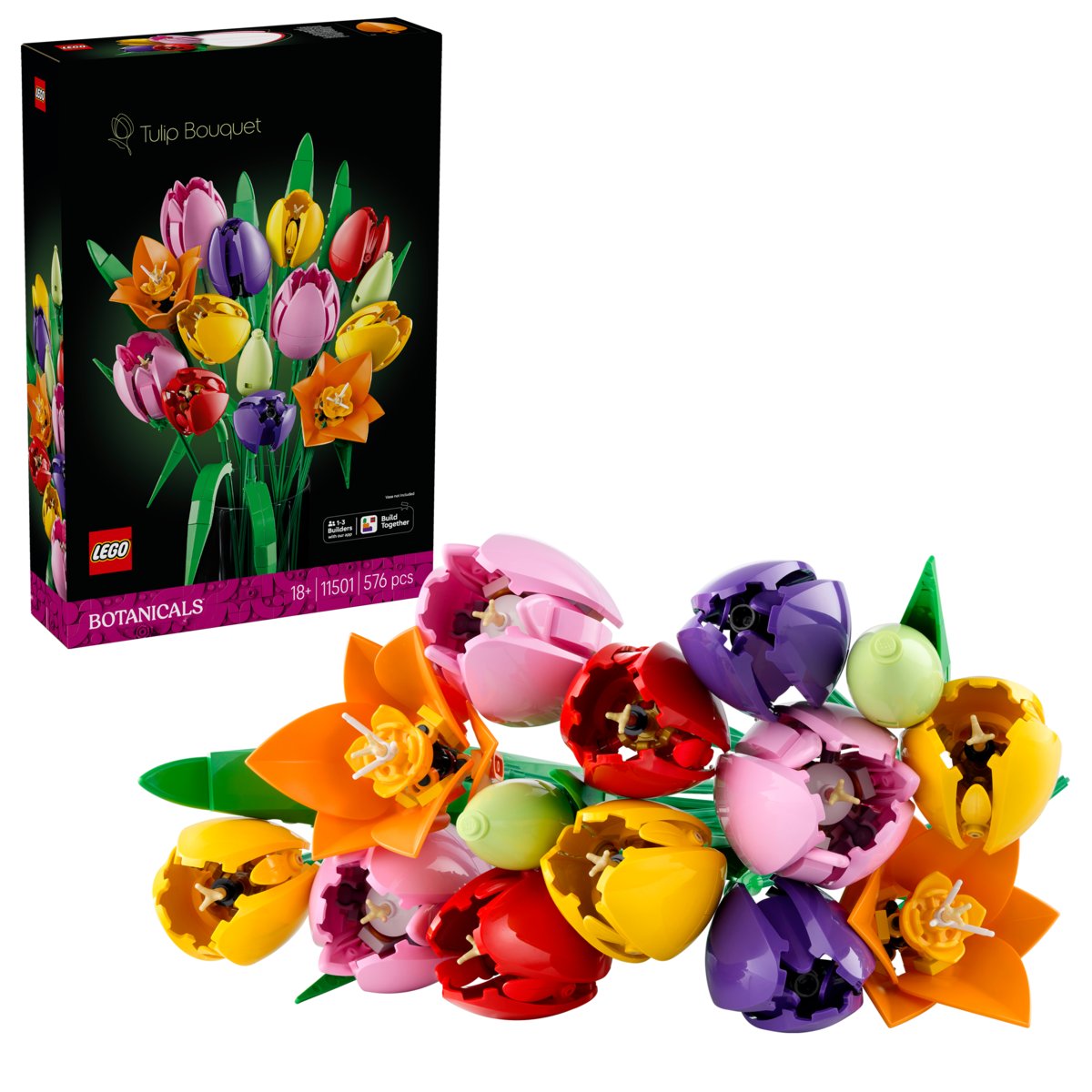 LEGO Botanicals, klocki, Bukiet tulipanów, 11501 - LEGO | Sklep EMPIK.COM