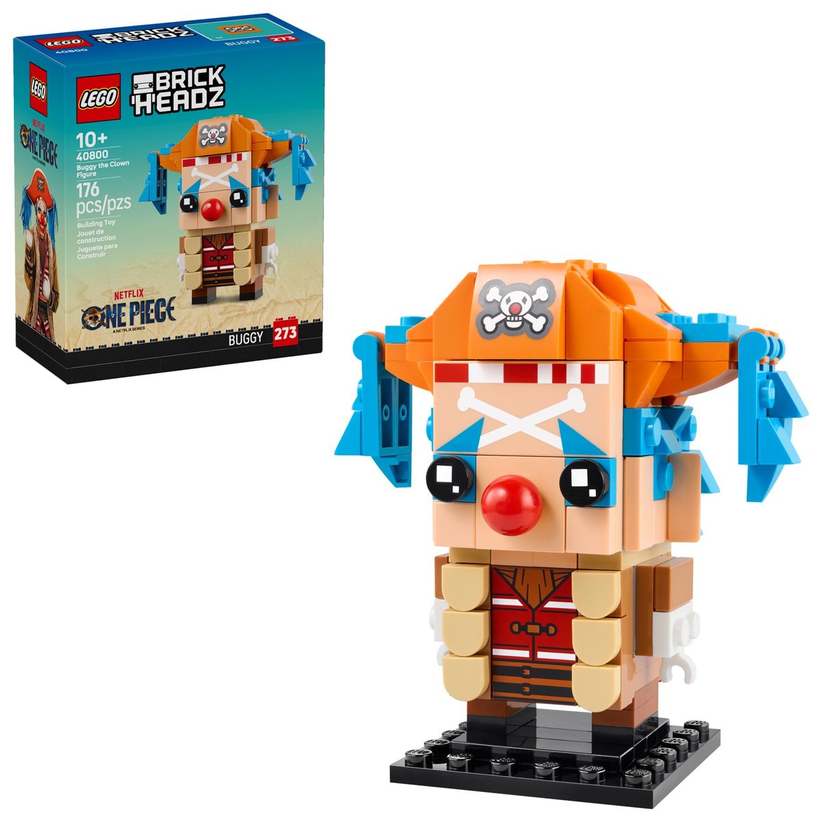 LEGO BrickHeadz 40800 Figurka klauna Buggy’ego - LEGO | Sklep EMPIK.COM