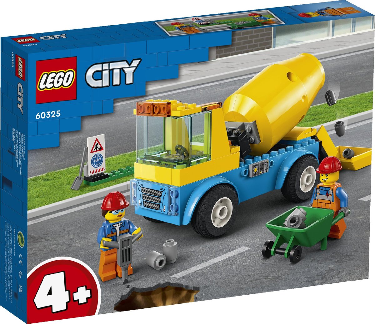 LEGO City Ciężarówka z betoniarką (60325) KLOCKI PREZENT - LEGO | Sklep ...