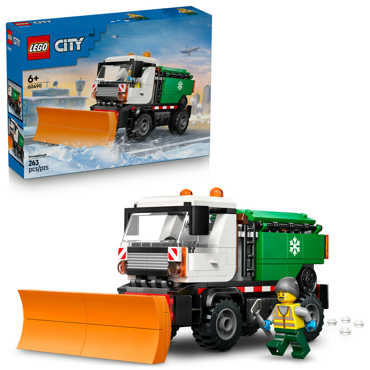 LEGO City, klocki, Pług śnieżny, 60490 - LEGO | Sklep EMPIK.COM