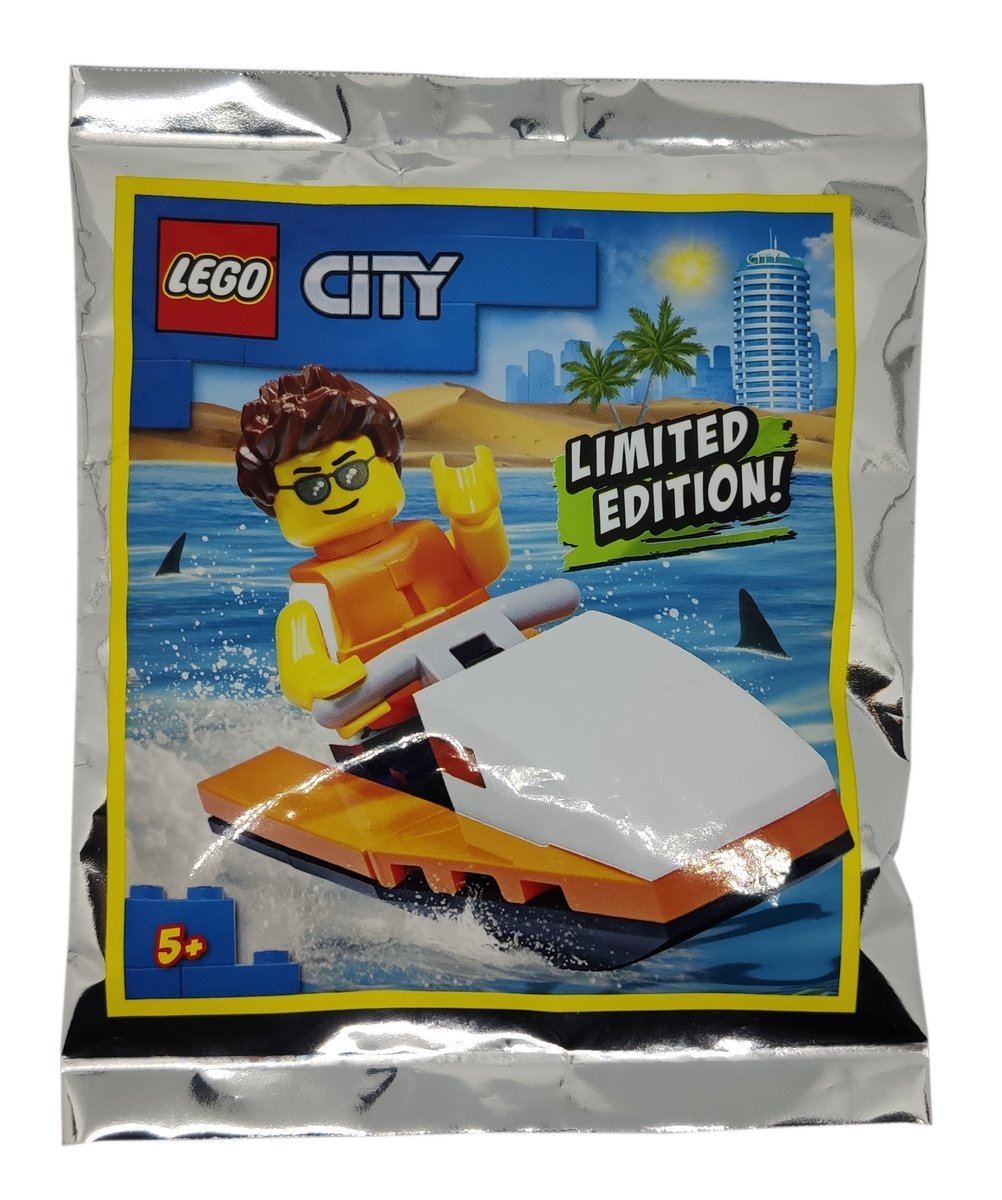 LEGO City Zestaw - Guy on Water Scooter 952008 polybag klocki - LEGO ...
