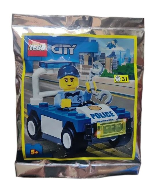 LEGO City Zestaw - Policeman with Car 952201 polybag klocki - LEGO ...