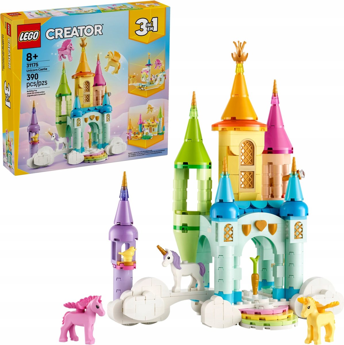 LEGO Creator 3w1 31175 - Zamek jednorożców - LEGO | Sklep EMPIK.COM