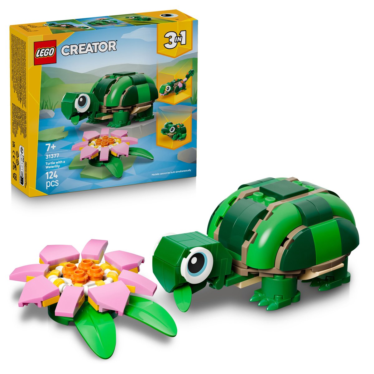 LEGO Creator, klocki, Żółw i kwiat lilii wodnej, 31377 - LEGO | Sklep ...