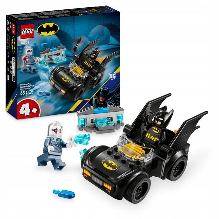 LEGO DC - Samochód Batmobil Batman vs Mr Freeze ZESTAW LEGO PREZENT DLA ...
