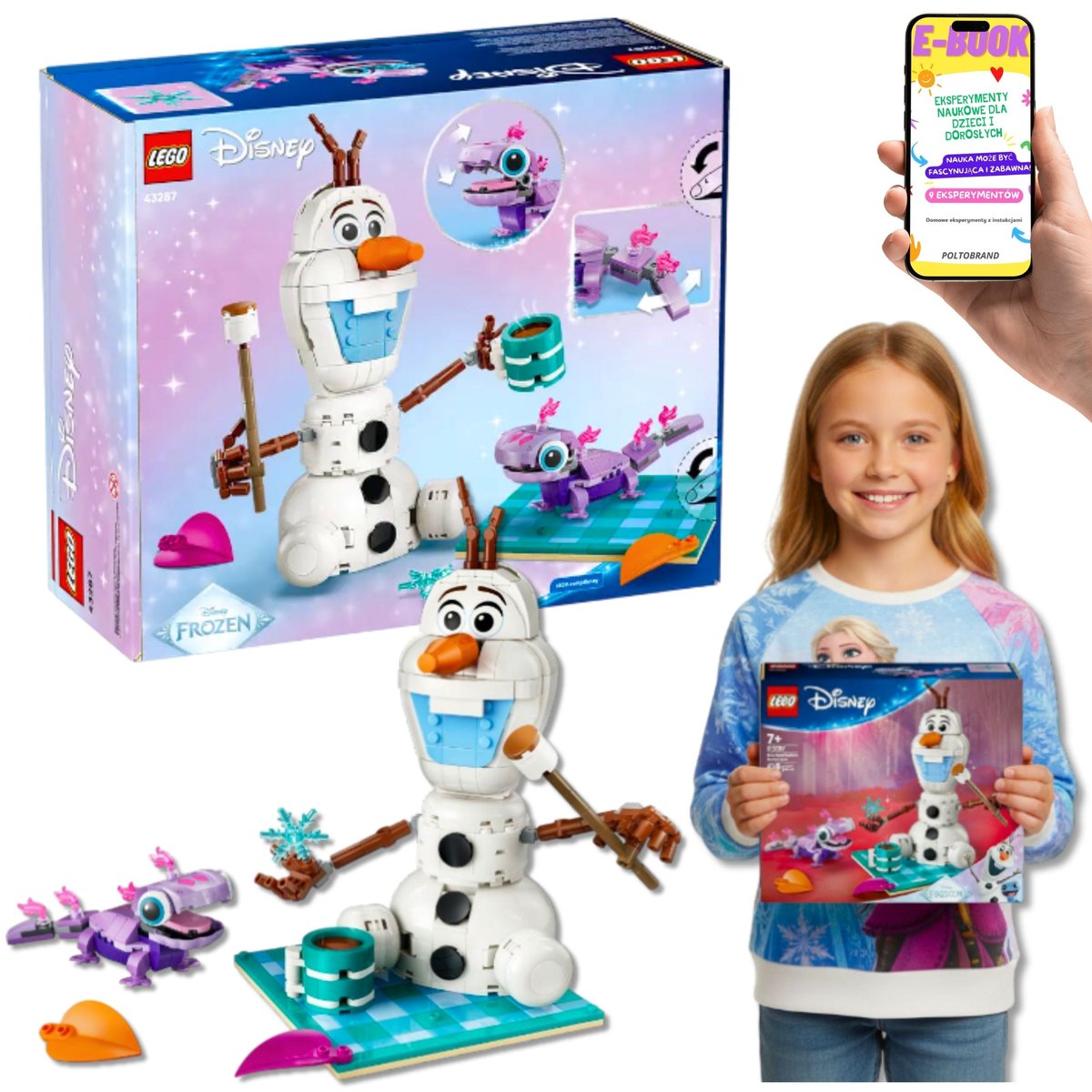 LEGO DISNEY PRINCESS Piknik Olafa i Bruniego (43287) Kraina Lodu • lego ...