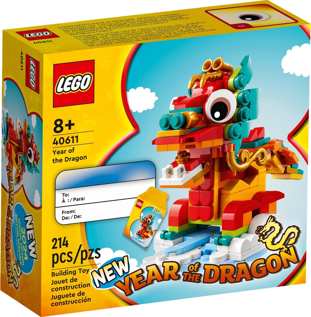 LEGO EXCLUSIVE 40611 Rok smoka - LEGO | Sklep EMPIK.COM