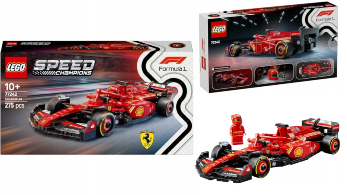 LEGO Ferrari Formuła 1 - Bolid F1 SF-24 - 77242 - LEGO | Sklep EMPIK.COM