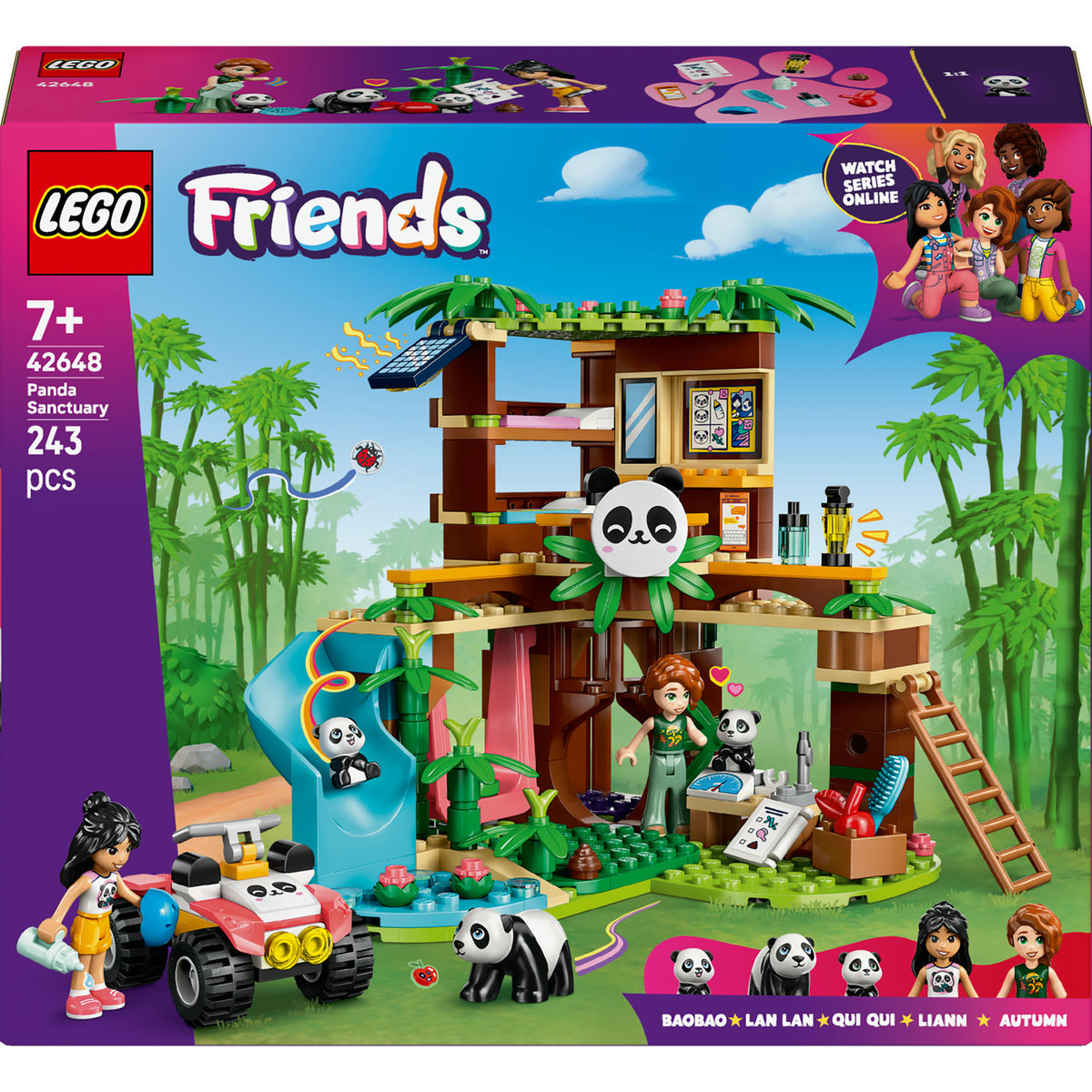 LEGO Friends - Panda Opieka nad pandami w rezerwacie Pandy klocki LEGO ...