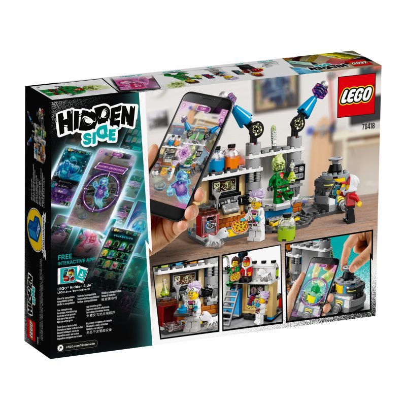 LEGO Hidden Side, klocki, Laboratorium duchów J.B., 70418 - LEGO ...