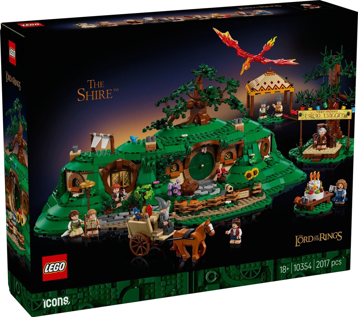 Lego Iconic 10354 Władca Pierścieni: Shire - LEGO | Sklep EMPIK.COM